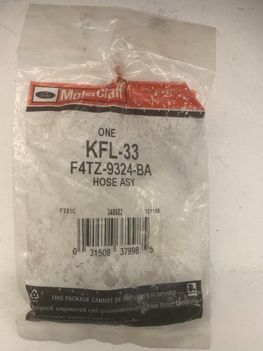 NOS FORD HARDWARE HOSE ASSEMBLY PART NUMBER F4TZ-9324-BA | eBay