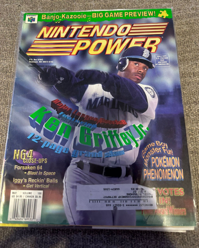 1998 Nintendo Power Magazine May Volume 108 Ken Griffey Jr | eBay