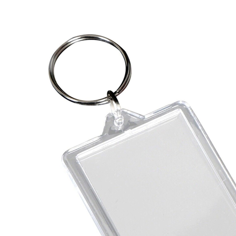 Blank 70mm x 45mm Jumbo Keyring | Make Your Own Clear Acrylic Keyring ...