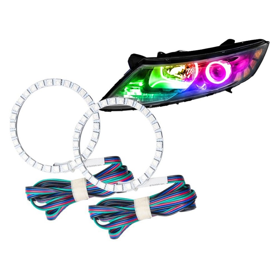 LED Halo Headlights Halo Light Surface Add On Custom Lights ColorSHIFT ...