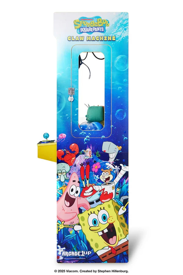 Arcade1Up SpongeBob Claw Machine Full-Size Arcade Game OpenBox/ New | eBay