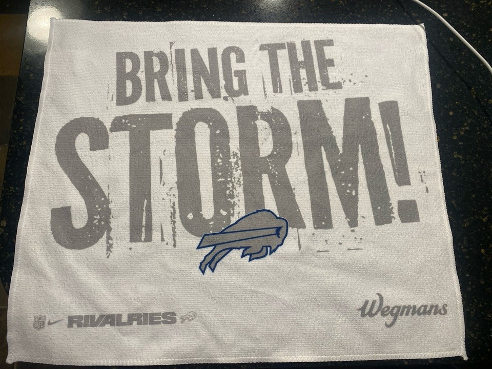 Buffalo Bills Cold Front “Bring The Storm” Rally Towel Rivalry Game vs ...
