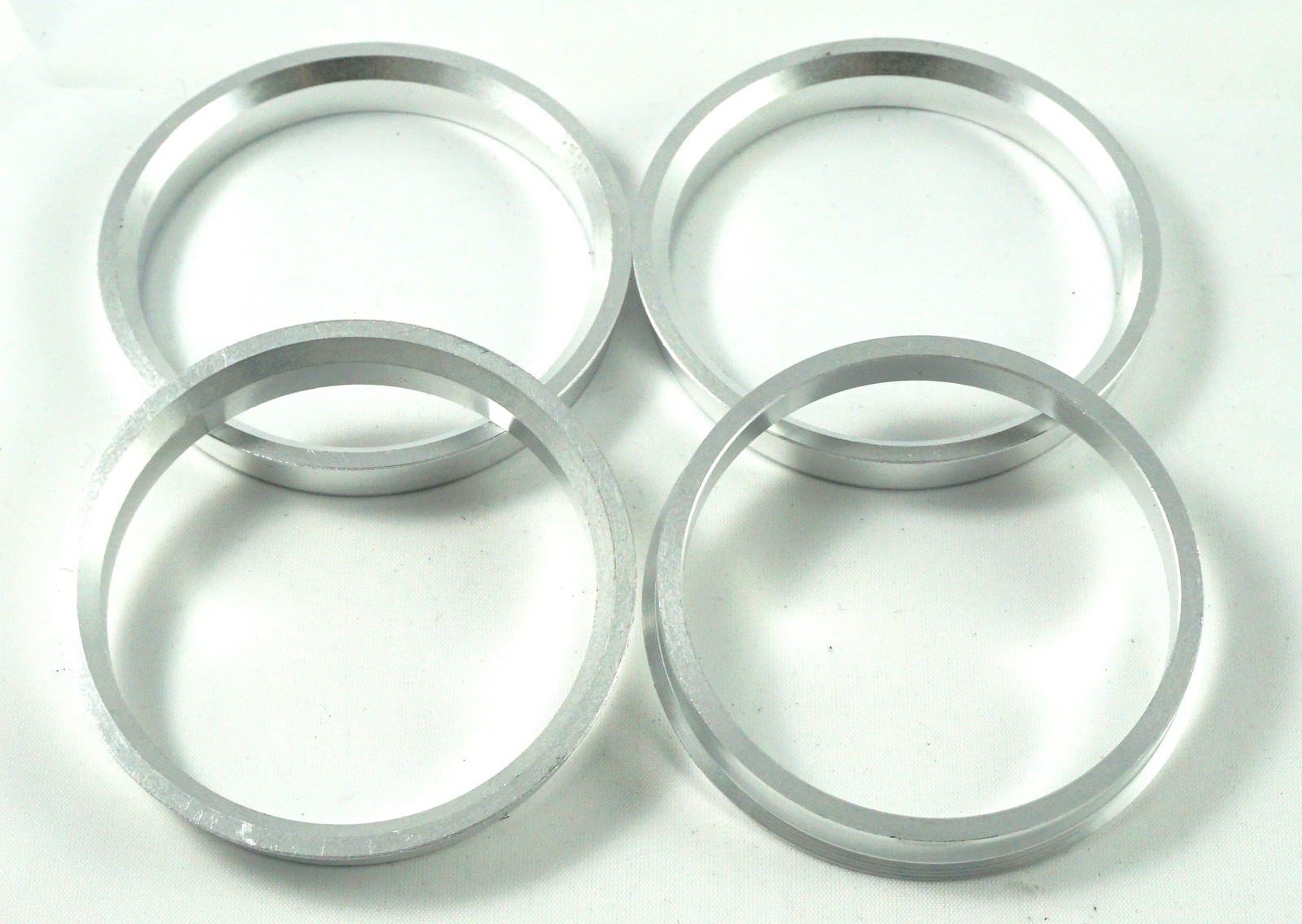 Aluminium Zentrierringe 4 Stück in Silber 74,1 mm - 57,1 mm | eBay.de