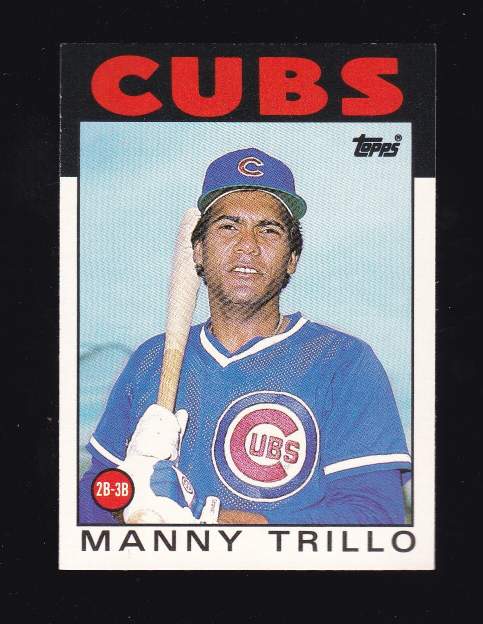 1986 Topps Traded Manny Trillo #117T Chicago Cubs | eBay