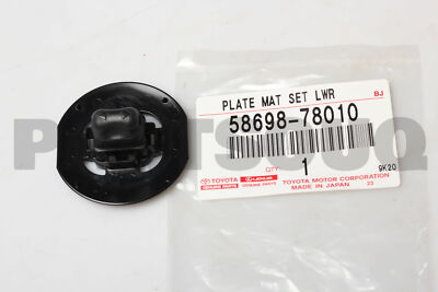 5869878010 Genuine Toyota PLATE, MAT SET, LOWER 58698-78010 | eBay