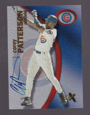 2001 Fleer EX Corey Patterson #102 Autograph SN490/1999 Chicago Cubs | eBay