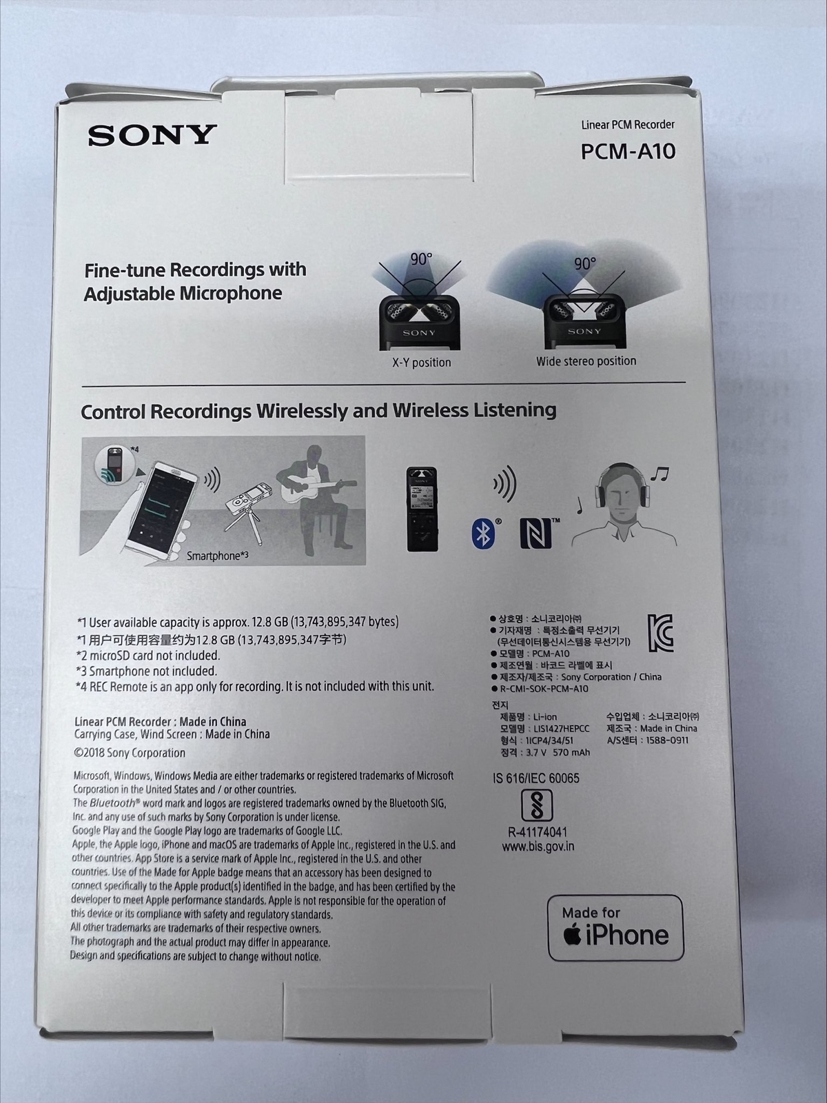Brand NEW Sony PCM-A10 A10 Linear PCM Audio Digital Recorder A Series ...