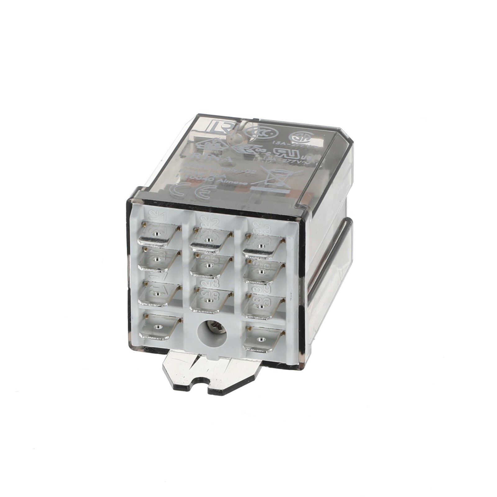 FINDER 62.83.8.230.0000 POWER RELAY 16 AMP 230v OPERATING COIL PUSH FIT ...