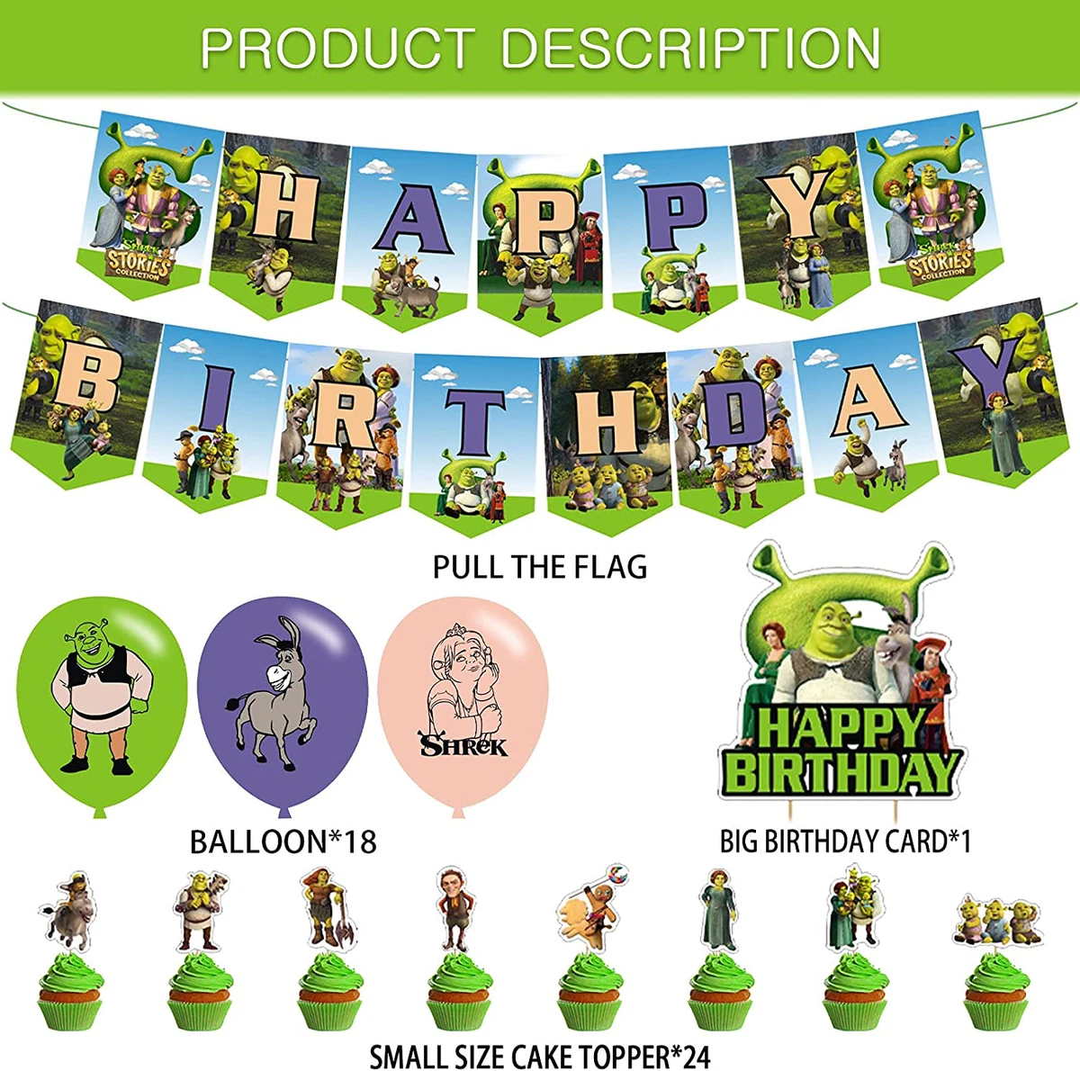 Shrek Birthday Background