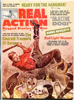 MAG: Real Action Magazine June 1964- Snake/Cobra cover- Brandee Kase ...