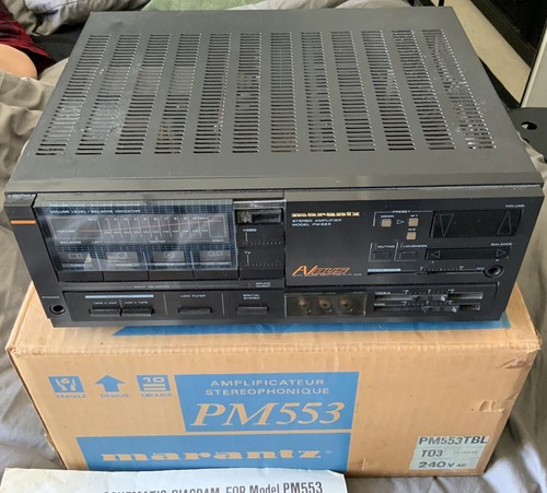 Marantz PM553 Stereo Integrated Amplifier AV Bus Amp with Box & Manual ...