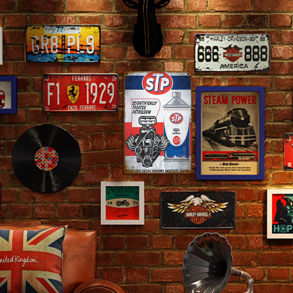 Retro Metal Tin Sign Plate Vintage Plaque Poster for Bar Pub Wall Art ...