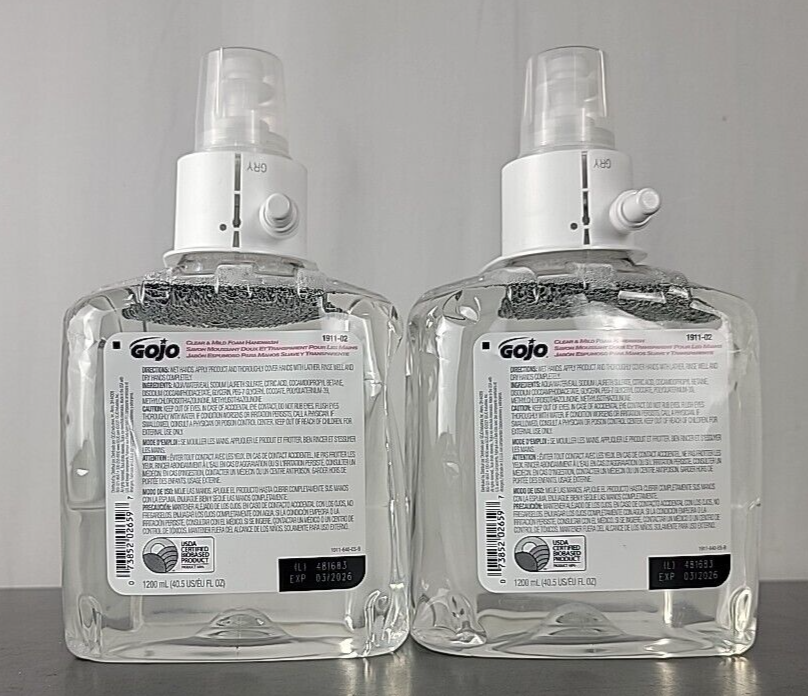 Gojo | Clear And Mild Foam Handwash | 1200 Ml | Refill For Ltx-12 ...