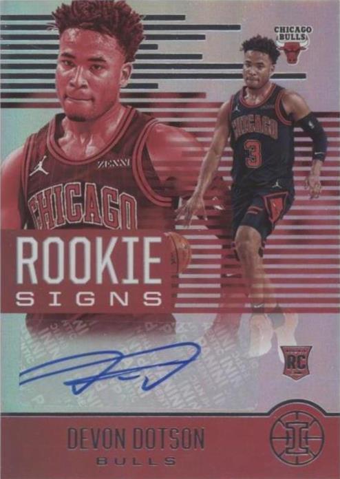 2020-21 Panini Illusions - Rookie Signs Devon Dotson #RS-DDO (AU, RC ...