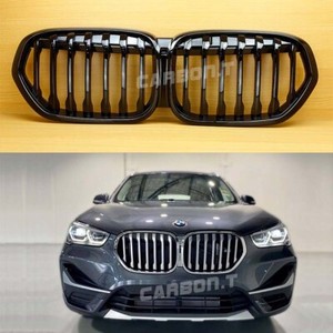 Facelift Gloss Black Front Grille Grill For BMW X1 F48 F49 LCI 2020 ...