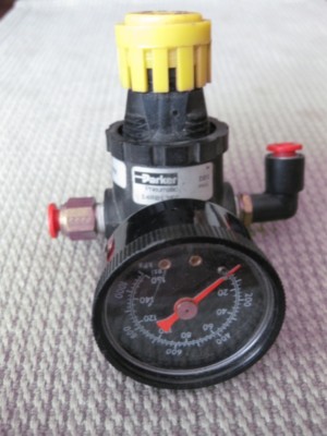 Parker Pneumatic 14R013FC Pressure Regulator and Gauge USA | eBay