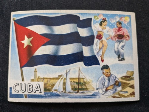 1956 Topps Flags of the World Card # 50 Cuba (VG/EX) | eBay