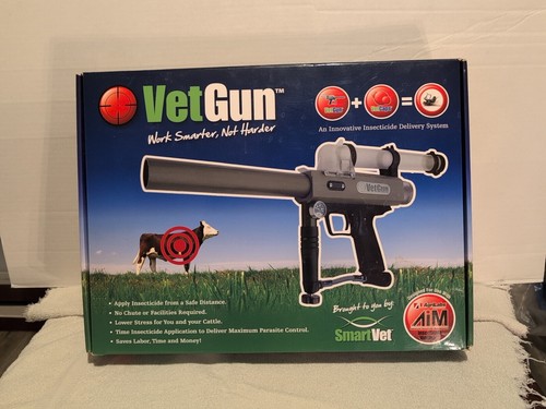 VetGun Insecticide Delivery System For Cattle With Carrying Case & DVD ...