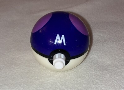 POKÉMON POKE BALL BATTLERS BY HASBRO-1999 2000-VTG-MASTER BALL-PURPLE ...