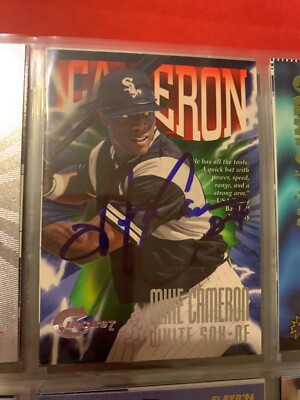 MIKE CAMERON AUTOGRAPHED SIGNED 1997 CIRCA CARD WHITE SOX COA | eBay
