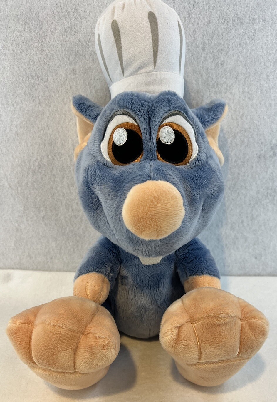 Disney Parks Chef Remy Ratatouille Pixar Movie Big Feet Plush Stuffed ...