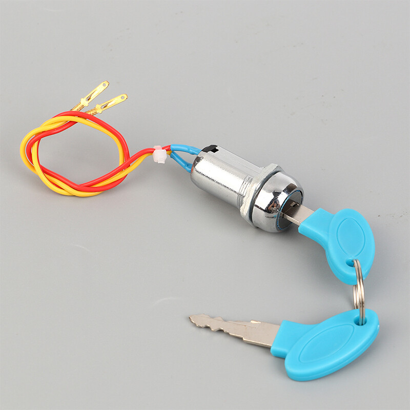 1 Set 2 Wire Key Ignition Switch Lock Motorcycle Switches For ...