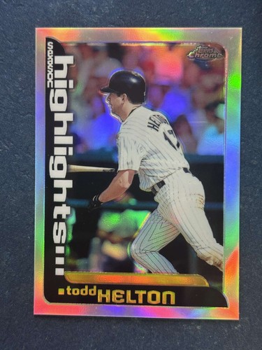 2000 Topps Chrome Refractor #221 Todd Helton Colorado Rockies | eBay
