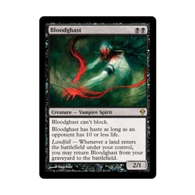 WOTC MtG Zendikar Bloodghast (R) (Foil) VG | eBay