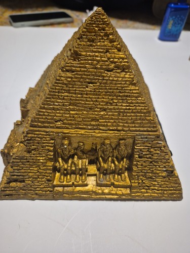 Vtg ANCIENT EGYPTIAN PYRAMID FIGURAL JEWELRY BOX SOUVENIR BUILDING | eBay