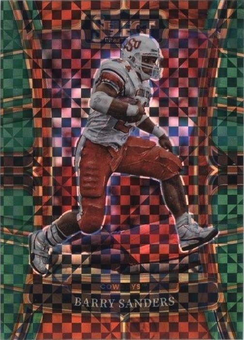 2023 Panini Select Draft Picks - Concourse Barry Sanders #79 Green ...