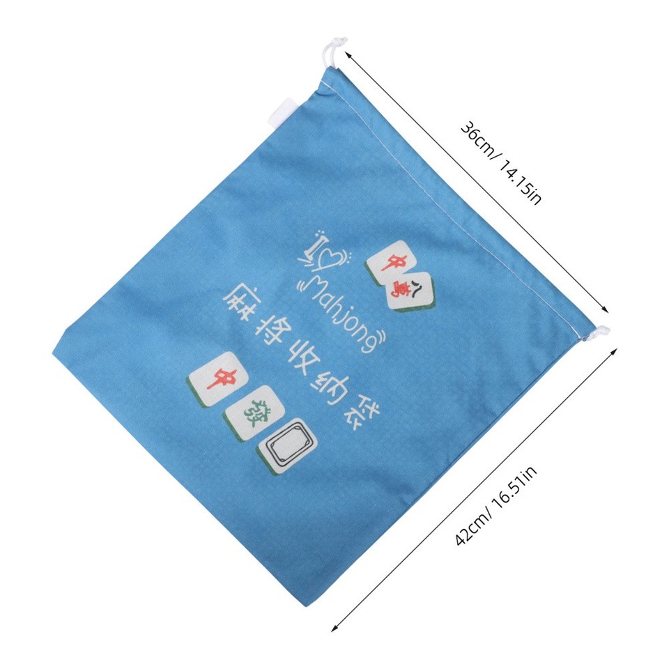 Mahjong Organizers Storage Bags Empty Mahjongg Drawstring Holder | eBay ...