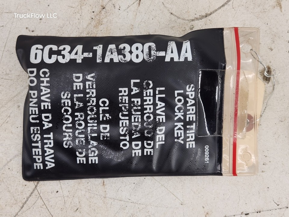 Ford Super Duty Spare Tire KEY ONLY NO LOCK Key Code Card 81335 6C34 ...