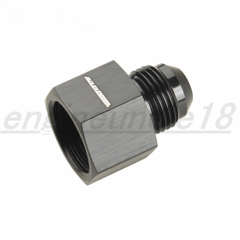 AN4 AN6 AN8 AN10 AN12 Female to Male Flare Reducer Aluminium Fitting ...
