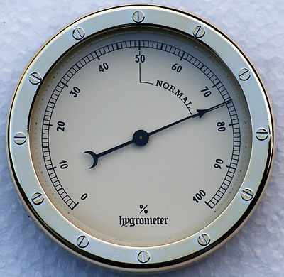 Hygrometer Nautical Style 90mm diameter available with cream coloured ...