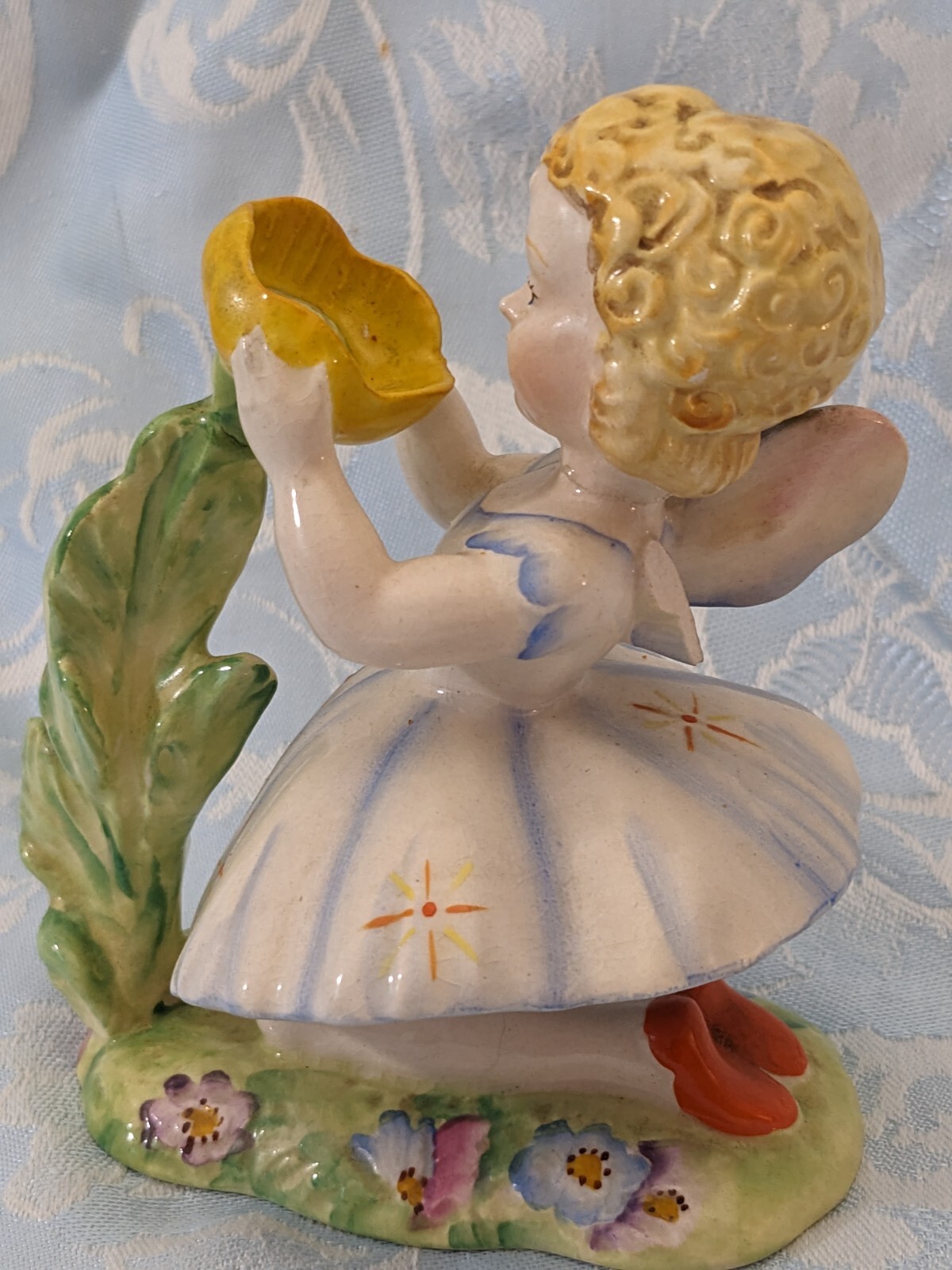 Very Rare Beswick Fairy Figurine "Fairy Drinking" Model 1011*READ ...