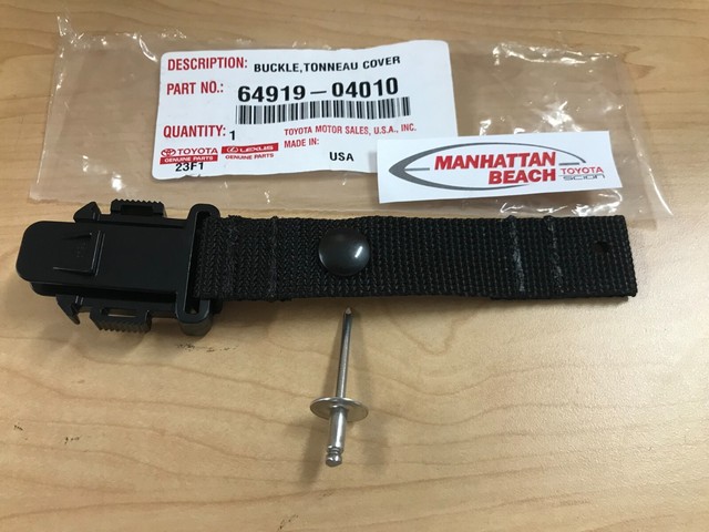 2016-2020 Tacoma Tonneau Cover Strap Buckle | Genuine Toyota OEM 64919 ...