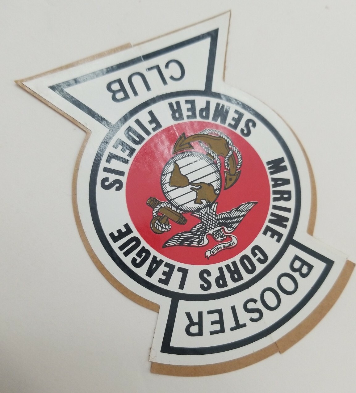 Booster club marine Corps league semper Fidelis Decal Sticker USMF ...