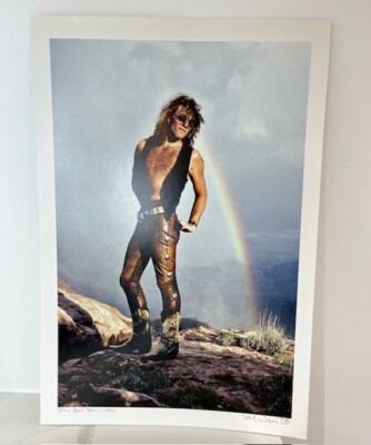 Bon Jovi - original signed large colour photo by Mark Weiss (1980 ...