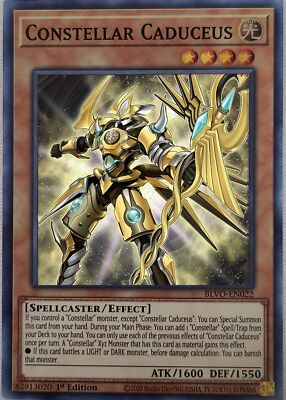 YuGiOh Constellar Caduceus - BLVO-EN022 - Super Rare - 1st Edition | eBay