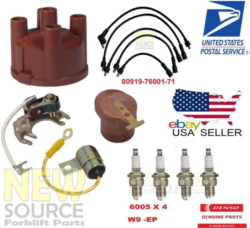 TOYOTA 4P FORKLIFT IGNITION TUNE UP KIT 19101-76002-71 CAP CHECK MODEL ...