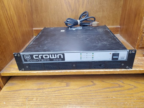 Crown Com-Tech Rackmount 400 2 Channel Power Amplifier 400W | eBay