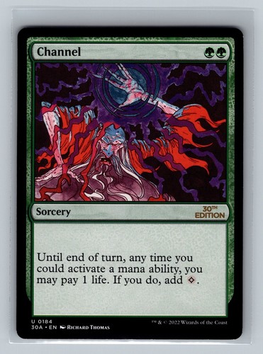 Channel Magic the Gathering 30th Anniversary Edition MTG Modern 0184 ...