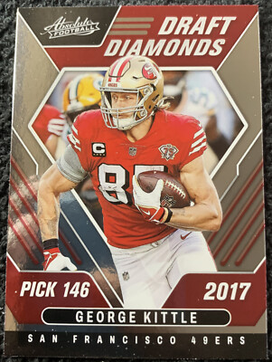 GEORGE KITTLE 2022 Absolute DRAFT DIAMONDS San Francisco 49ers #DD-15 ...