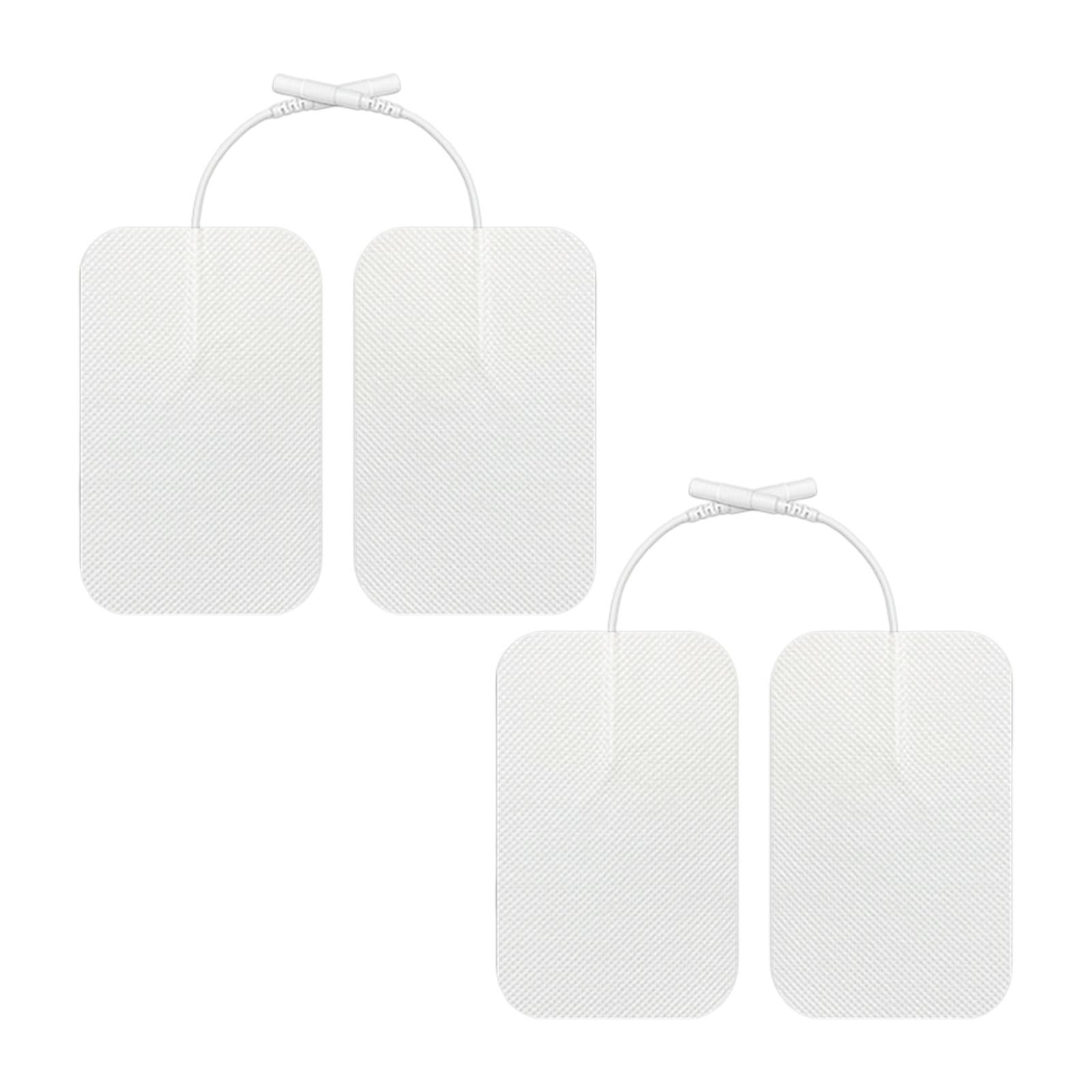 4Pcs Electrode Patches Premium Lower Impedance Replacement Pads Electro ...