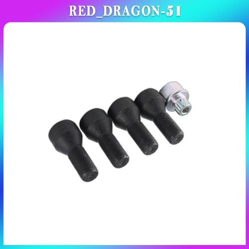 Wheel locking bolts & Locking key Kit Fits For BMW E70 F01 F02 F06 F10 ...