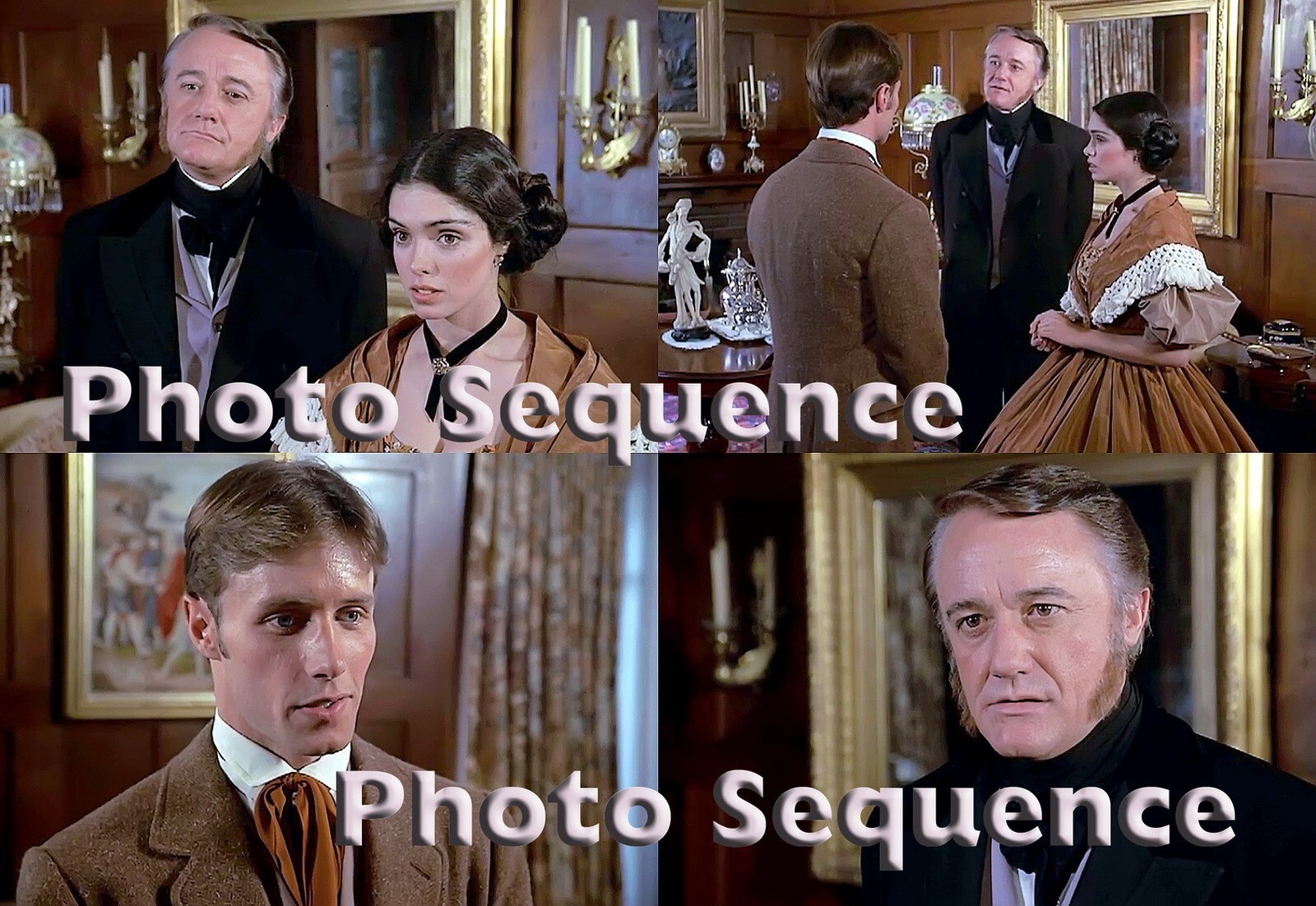 Kathleen Beller Robert Vaughn John Hammond "The Blue & the Gray" PHOTO ...