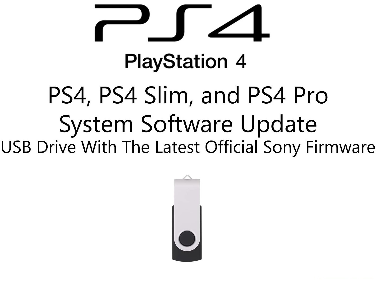 PLAYSTATION 4 PS4 USB FLASH DRIVE LATEST OFFICIAL SONY FIRMWARE | eBay