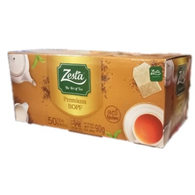CEYLON ORGANIC BLACK TEA ZESTA PREMIUM 25 BAGS BOPF 100% NATURAL HIGH ...