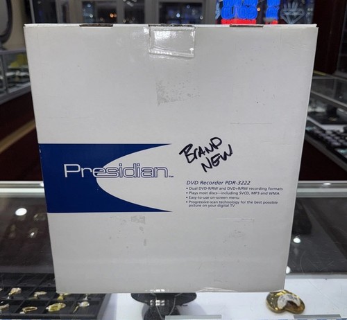 Presidian PDR-3222 DVD Recorder W/ Remote And Cables. In The Box ...