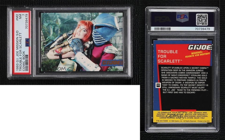 1993 Hasbro GI Joe Mission: Search and Destroy Comic Inserts Scarlet ...